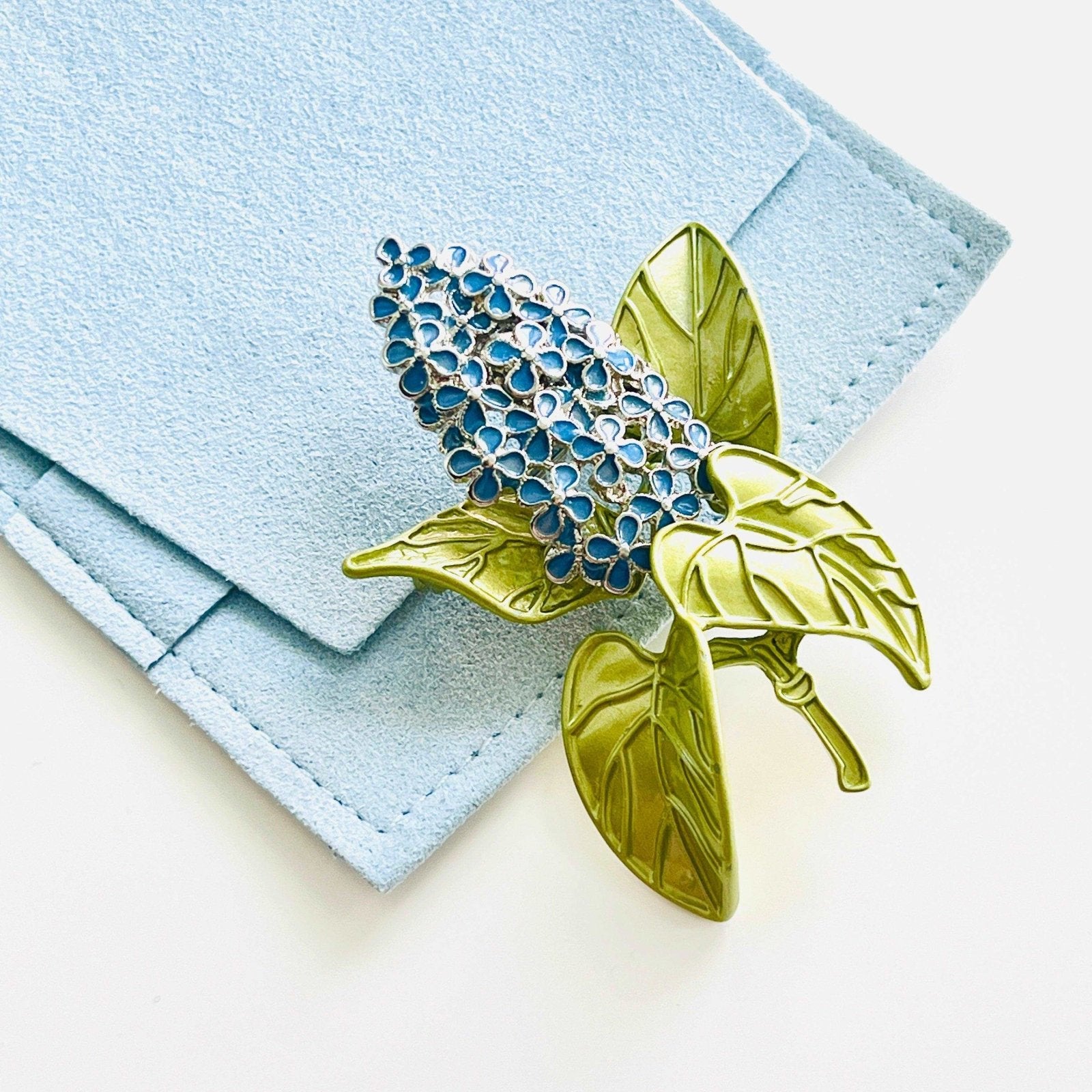 Lilac Flower Brooch – Natural Bunny Accessories